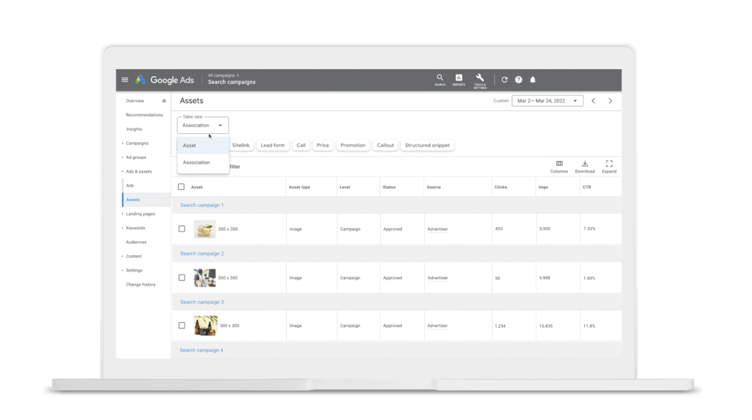 Google ad extensions are being rebranded as assets