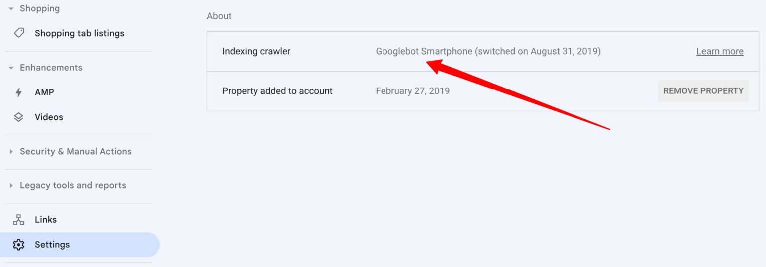 Google Search Console shows the wrong mobile indexing status for some sites