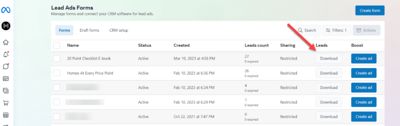 Facebook lead gen ads: Instant forms vs. website conversions