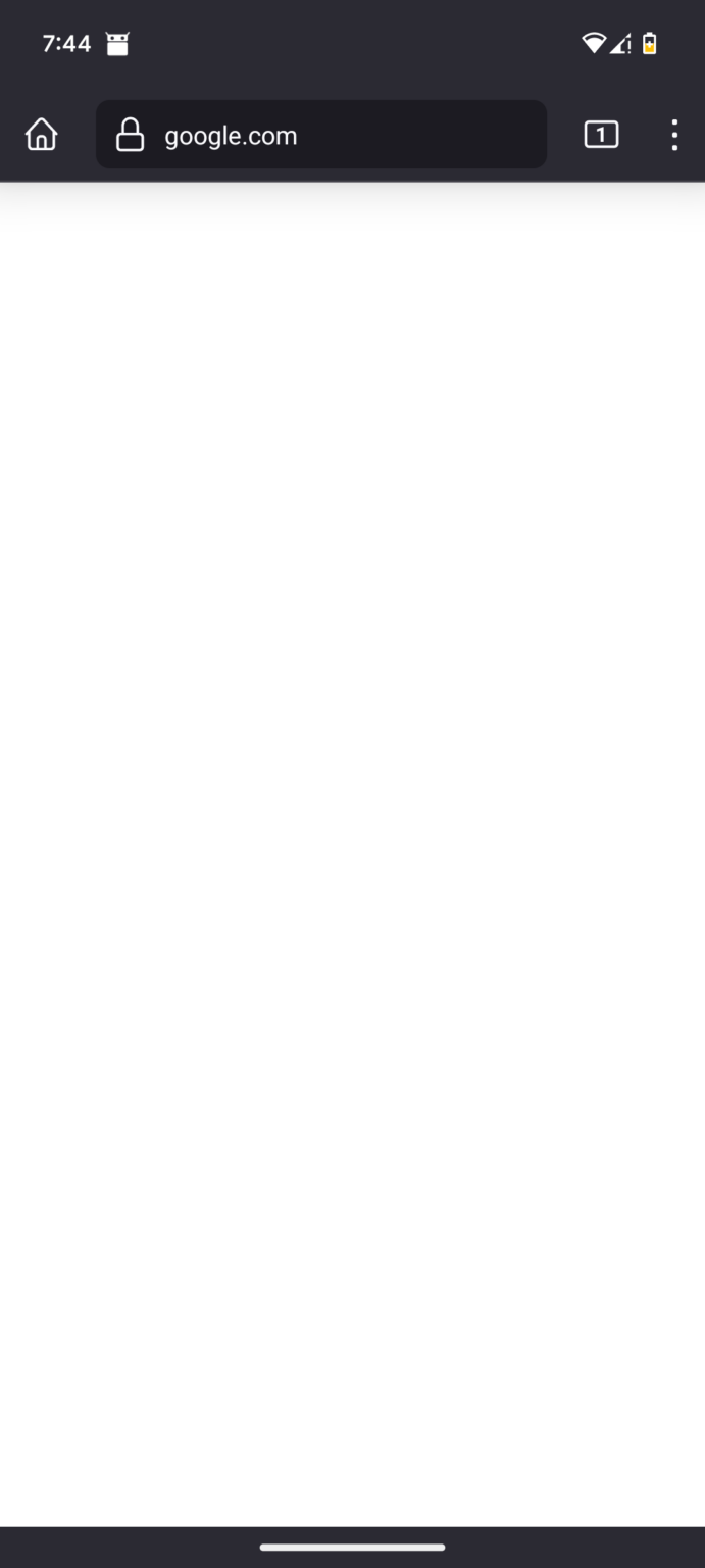 Google Search home page broken on Android devices using Firefox