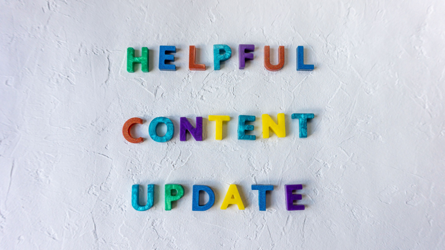Google helpful content update