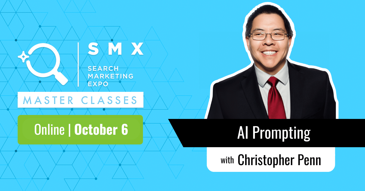 AI prompting training with Christopher Penn | SMX® Master Classes | Oct ...