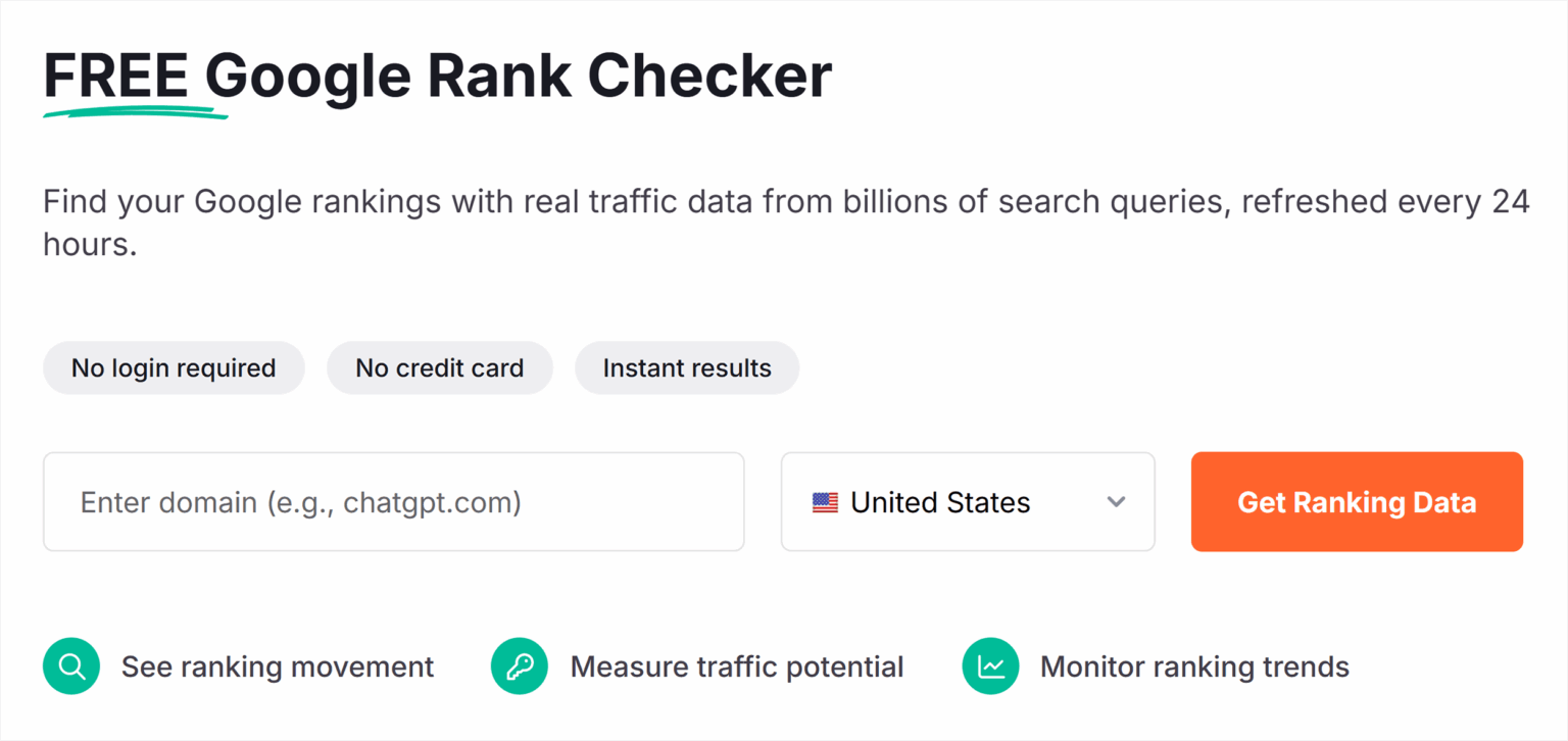 Website Rank Checker: Track keyword rankings instantly