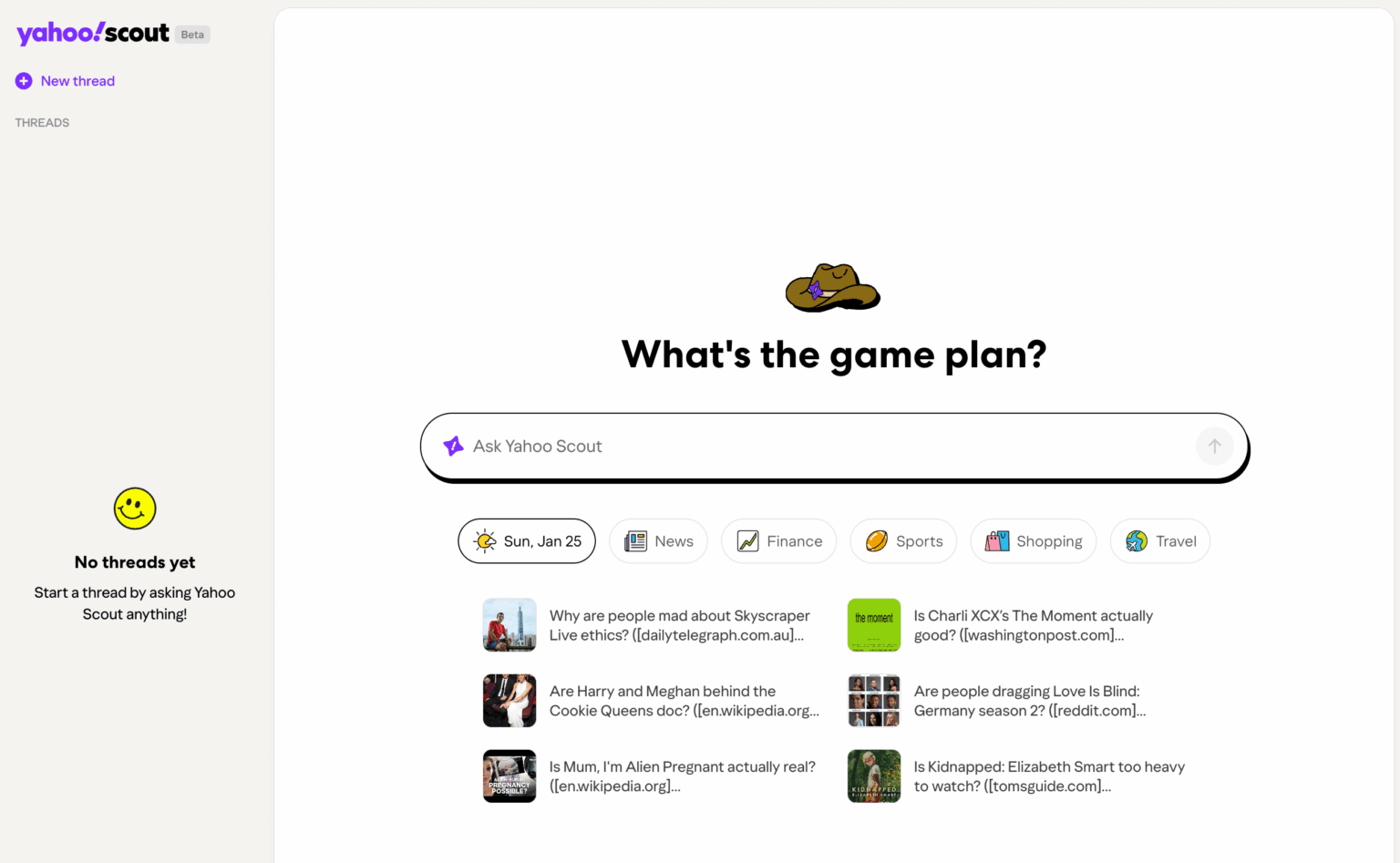 Yahoo debuts Scout, an AI search and companion experience